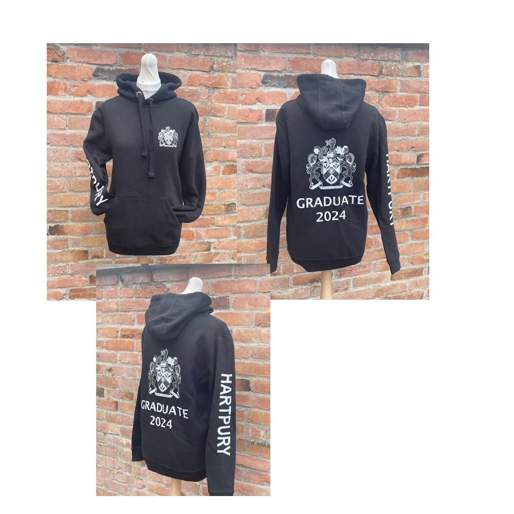 Hartpury University Graduation Hoodie - Pullover or Full Zip - JS ...